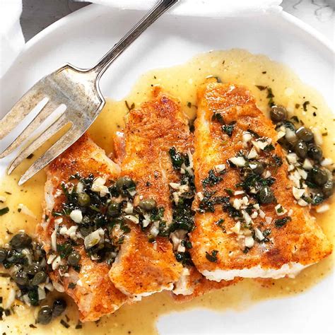 Cod Piccata Seasons And Suppers