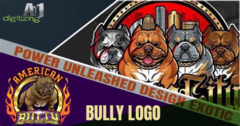 Exotic Bully Logo Design Unleash The Power