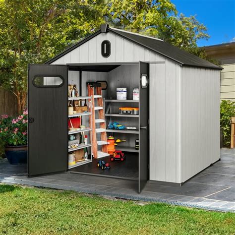 Duramax Sidemate Plus Pro 10x4 Vinyl Storage Shed With Double Doors
