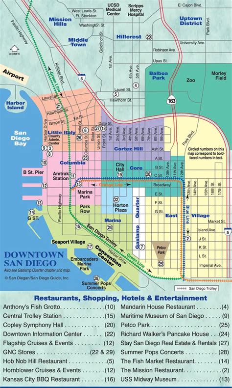 Downtown San Diego Is Home To The Gaslamp Quarter And Little Italy