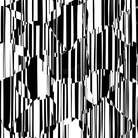 Random Chaotic Lines Abstract Geometric Pattern Stock Vector