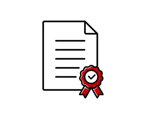 Certificate Logo Icon Design Vector Template 8710165 Vector Art At Vecteezy