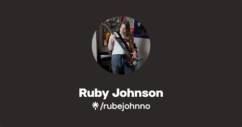 Ruby Johnson Instagram Facebook Linktree