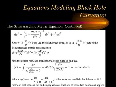 Ppt The Calculus Of Black Holes Powerpoint Presentation Free