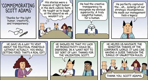 Saddened To Learn Of The Passing Of Scott Adams At Age 68 Through The