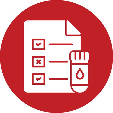 Medical Test Report Vector Icon 20287927 Vector Art At Vecteezy