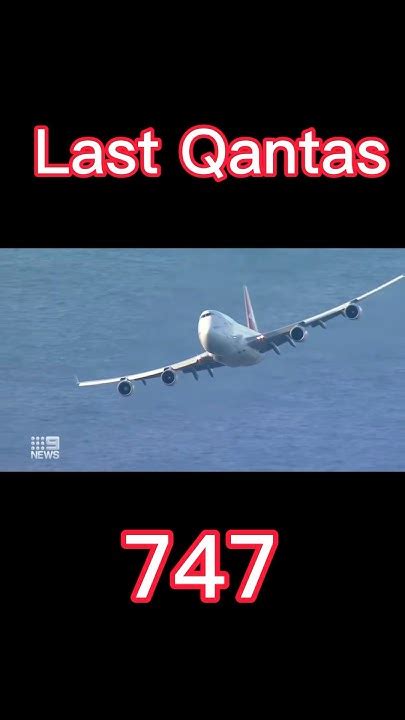Last Qantas 747aviation Sad 747 Qantas Shorts Blueghost Youtube