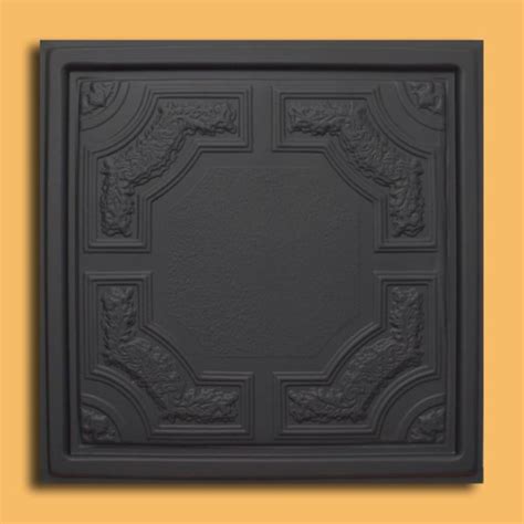 Ceiling Tiles Super Store 24x24 Caracas Black Pvc 20mil Ceiling Tiles