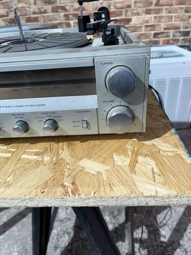 Hitachi Sdt 9530h Am Fm Stereo Record Player Cassette Tape Player Not