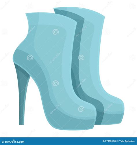 Women High Heels Shoes Icon Cartoon Vector Fashion Female Stock Vector