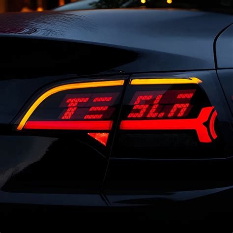Tesla Model 3 Y Oled App Controlled Tail Light