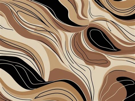 A Brown And Tan Background With A Pattern Of The Brown And White Lines