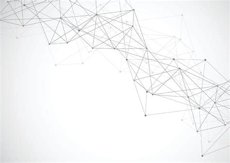 Abstract Connecting Dots And Lines Connection Science Background