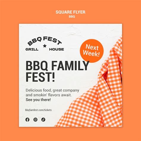 Free Psd Bbq Template Design