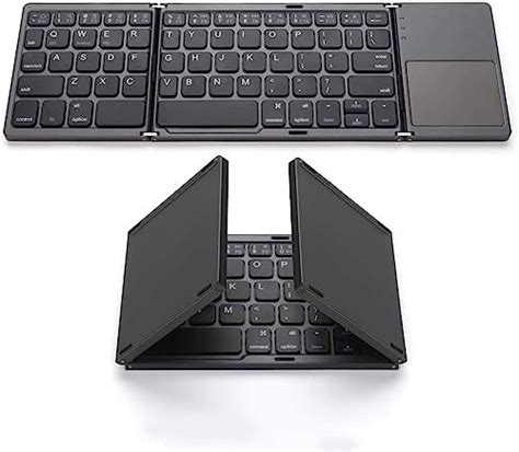 Omoton Foldable Bluetooth Keyboard With Touchpad Wireless Folding Keyboard Multi