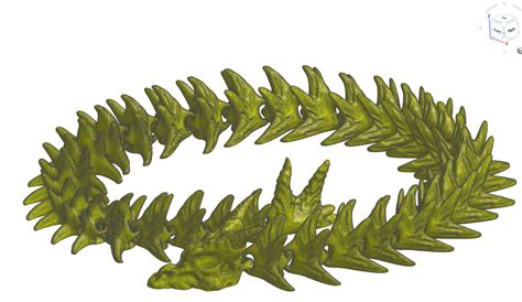 Articulated Skeleton Dragon By Amirmakes Makerworld