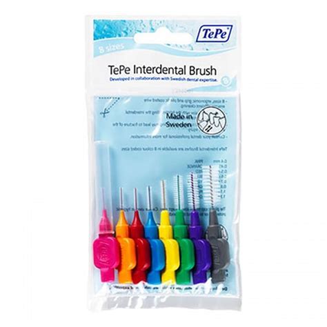 Oz 84124 Tepe Interdental Brushes Assorted Pack Of 8 Healthcare