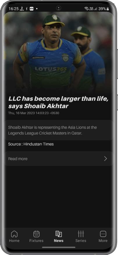 Cricscore Live Cricket