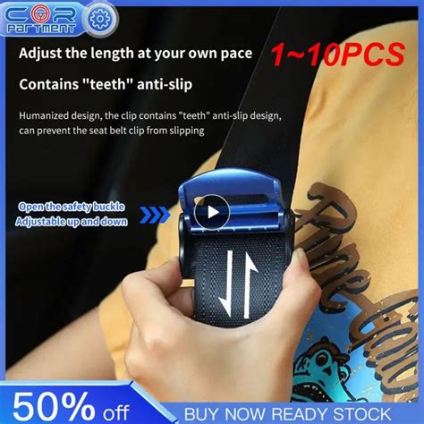 1 ~ 10 шт. Универсальный держатель для ремня безопасности | AliExpress