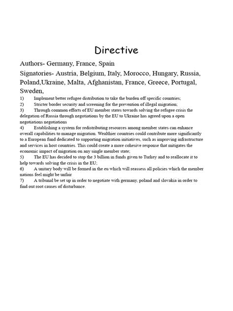 Eu Refugee Crisis Directive Pdf