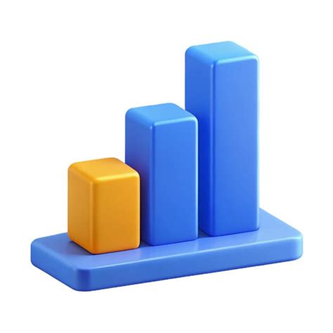 3d Bar Graph Illustration Of Growth And Success Premium Ai Generated