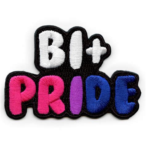 Bisexual Pride Colors Script Patch Women Rainbow Men Patch Collection