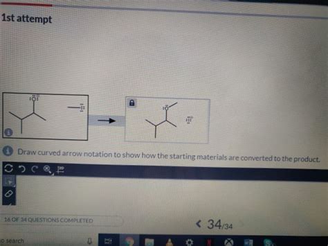 Solved St Attempt Draw Curved Arrow Notation To Show How Chegg