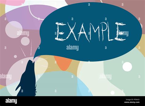 Conceptual Hand Writing Showing Example Business Photo Text Illustration Sample Model To Follow