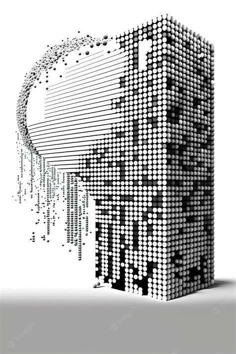 Ai Generated Illustration Of Big Data Visualization Information Analytics Concept Premium Ai