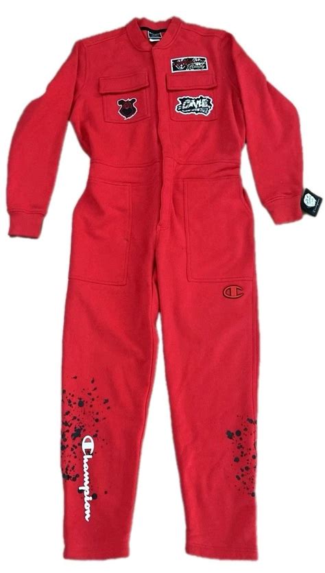 Nwt Champion King Saladeen Jp Money Bear Coverall Jumpsuit Cotton