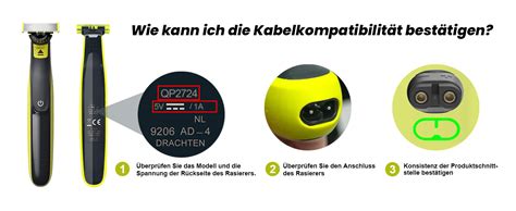 Newding 5v Ladekabel Kompatibel Mit Philips One Blade Pro 360 Qp2824