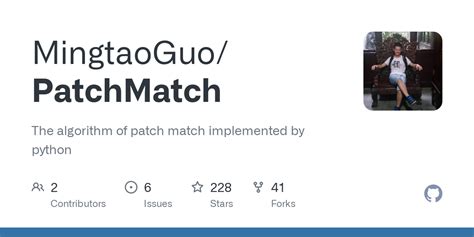 Github Mingtaoguo Patchmatch The Algorithm Of Patch Match Implemented By Python