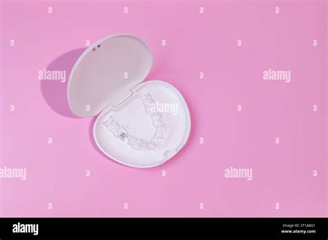 Top View Invisible Invisalign Clear Teeth Aligners Night Guard In