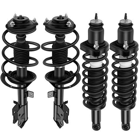 Eccpp Full Set Front And Rear Complete Strut Shock Coil Spring Assembly