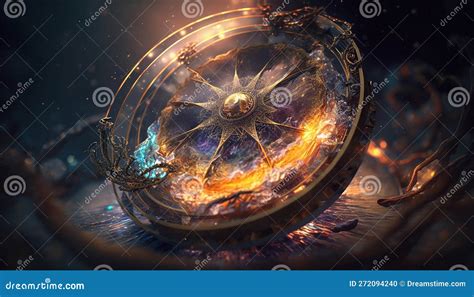 An Ancient Instrument For Navigating The Cosmos Generative Ai Stock Illustration Illustration