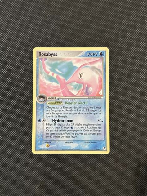 CARTE POKEMON ROSABYSS Rare Bloc EX Créateurs de Légendes FR NMINT EUR PicClick FR