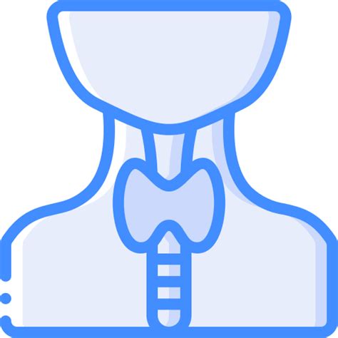 Thyroid Basic Miscellany Blue Icon