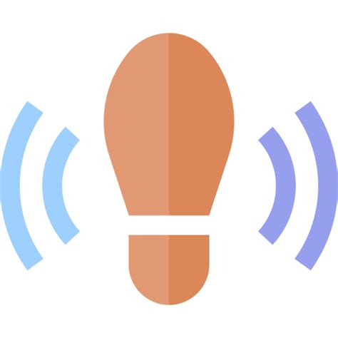 Footsteps Basic Straight Flat Icon