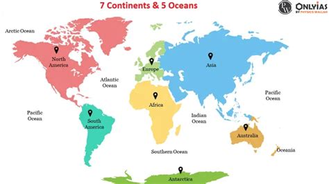 World Map Continents And Oceans Quiz