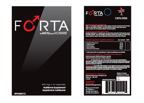Sex Enhancement Product Forta For Men Recalled Over Undeclared Drug Globalnewsca