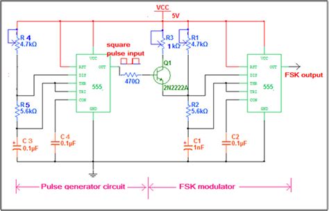 Fsk Modulators Using Ic 555