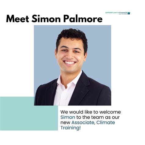 Thrilled To Join This Great Organization Simon Palmore 21 Comments