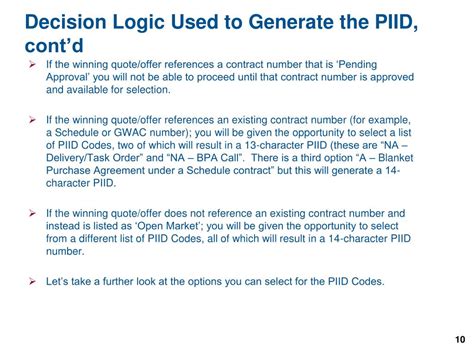 Ppt System Generated Procurement Instrument Identification Numbers Piids Powerpoint