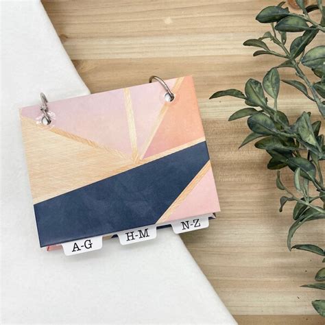 Refillable Password Alphabetical Book Etsy