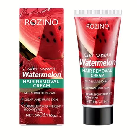 Buy Now Rozino Watermelon Hair Removal Cream 60g Smooth Gentle