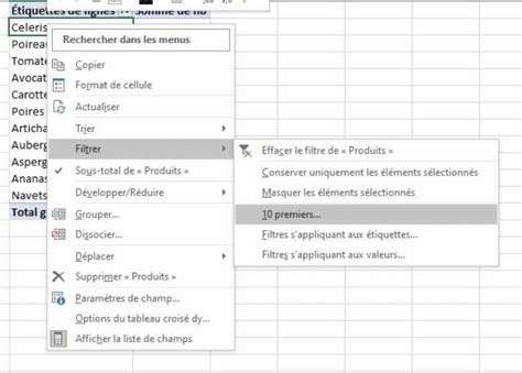 VBA Uniquement Top