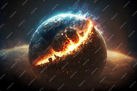 Premium Photo Apocalyptic Picture Of Armageddon In Form Of Burning