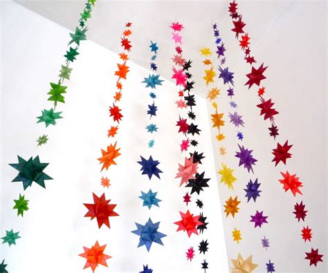 How To Make Paper Origami Garland At Nichelle Hock Blog