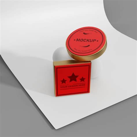 Premium Psd Stamp Mockup With Color Costumes