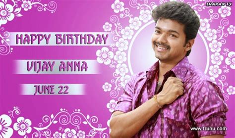 Actor Vijay Birthday Wishes Hd Photos Birthday Celebration Images